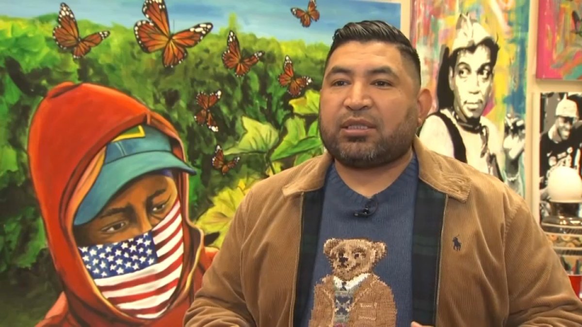 Artista Ignacio “Nacho” Moya une a las comunidades en Gilroy – Telemundo Area de la Bahía 48