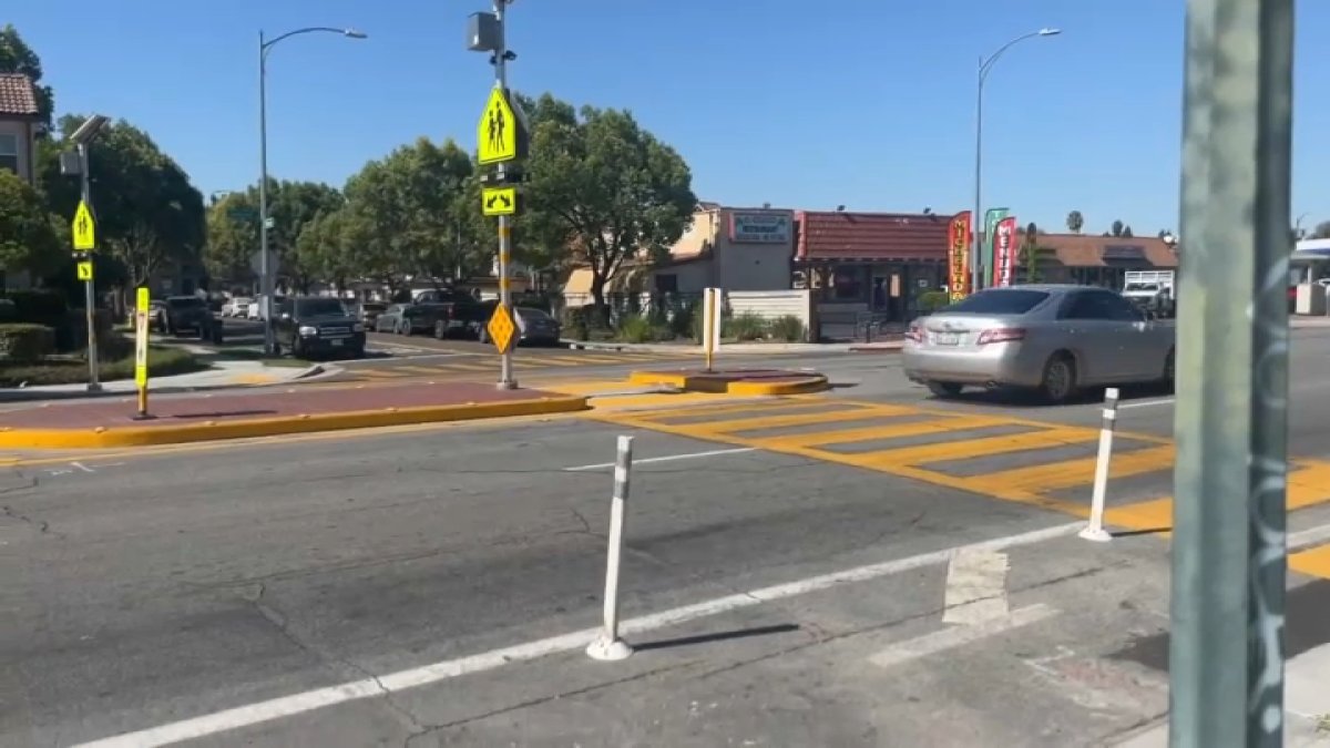 Inauguran cruce peatonal cerca de escuela Rocketship Fuerza en San José ...