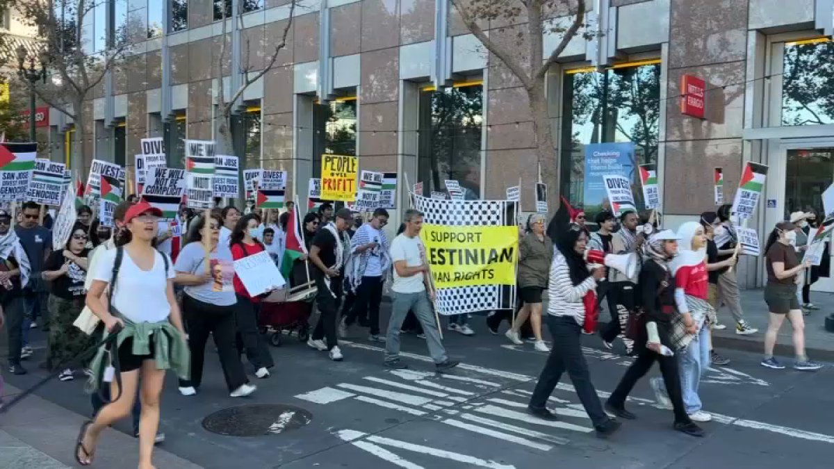 Activistas en San José protestan contra la guerra en Gaza – Telemundo ...